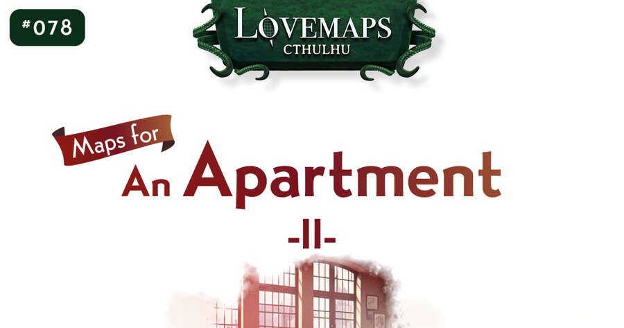 Cthulhu Maps 078: An Apartment II | RPG Item | RPGGeek