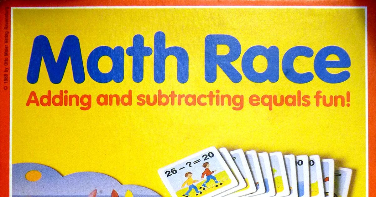 Math Race | Board Game | BoardGameGeek