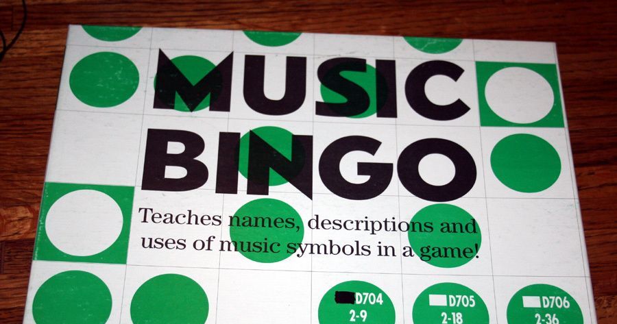 Music Bingo | Board Game | BoardGameGeek