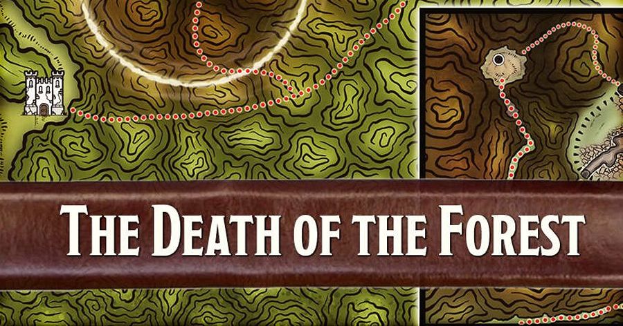 The Death of the Forest Stock Region Map | RPG Item | RPGGeek