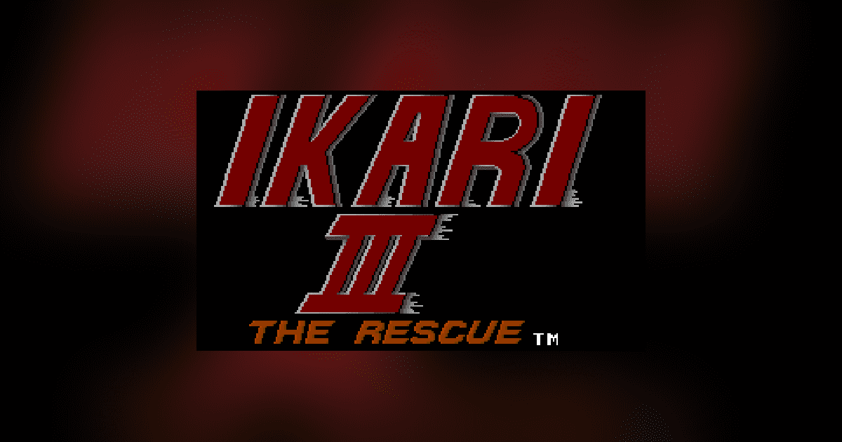 Ikari III: The Rescue | Video Game | VideoGameGeek