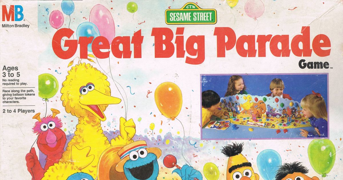 Sesame Street Great Big Parade Game | Board Game | BoardGameGeek