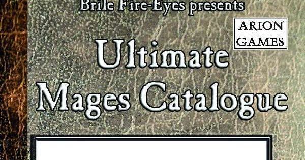 Ultimate Mages Catalogue | RPG Item | BoardGameGeek