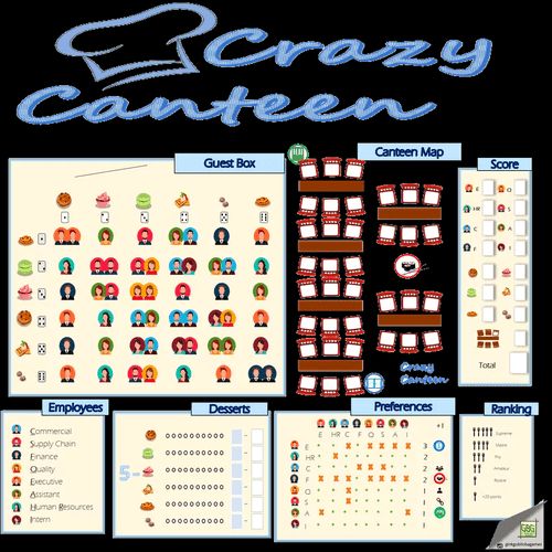 Print and Play: Crazy Canteen | Juegos Roll & Write | BoardGameGeek
