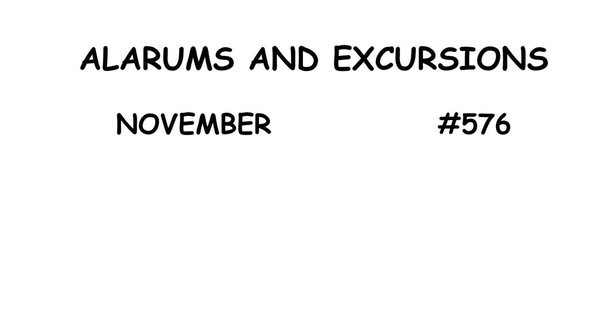 Alarums & Excursions (Issue 576 - Nov 2023) | Issue | RPGGeek