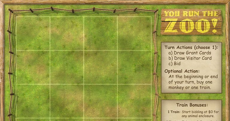 You Run The Zoo! | Board Game | BoardGameGeek