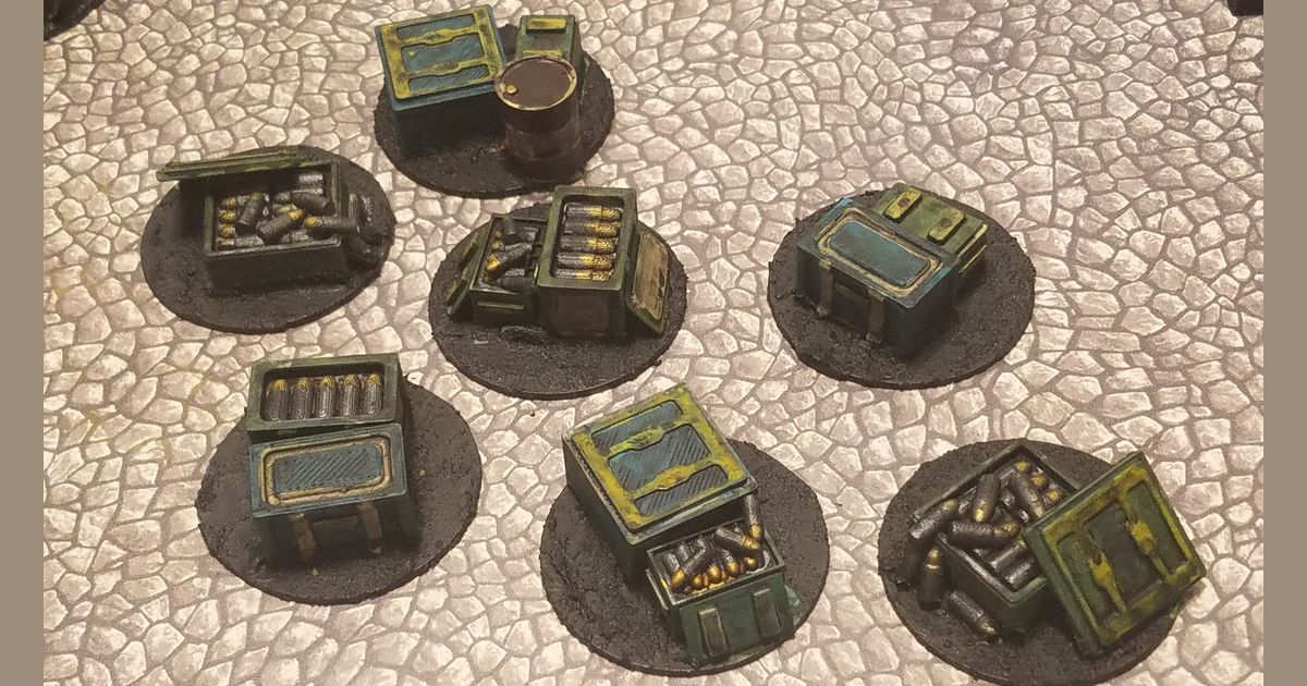 Scatter-Brained: Ammo Crates/Tokens Etc. | Plaztiik WarKriimes