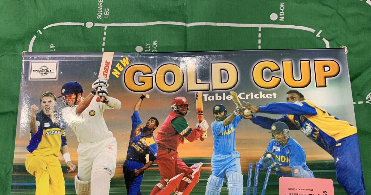 Gold Cup Table Cricket | Board Game | BoardGameGeek