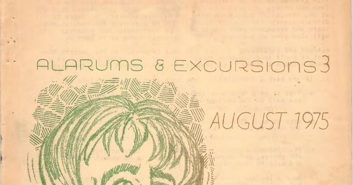 Alarums & Excursions (Issue 3 - Aug 1975) | Issue | RPGGeek