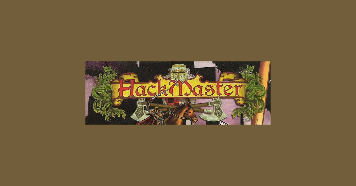 Hackmaster Character Sheet | HackMaster (4th Edition)