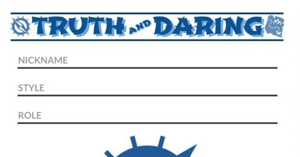 Truth & Daring Character Sheet | RPG Item | RPGGeek