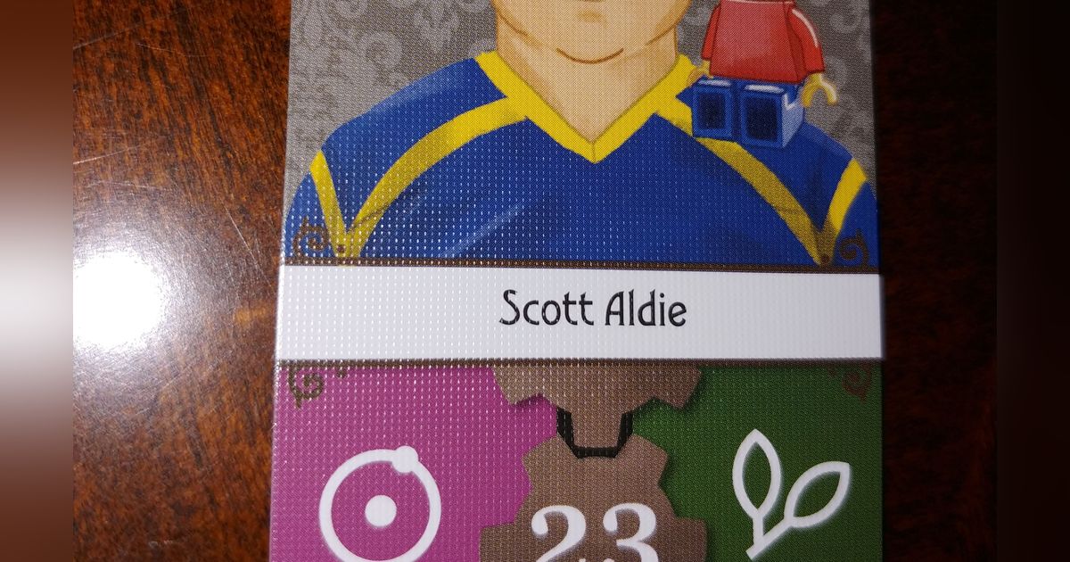 Lovelace & Babbage: Scott Aldie Card | Board Game Accessory | BoardGameGeek