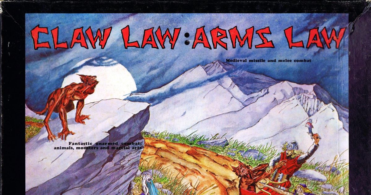 Arms Law & Claw Law (2nd Edition) | RPG Item | BoardGameGeek