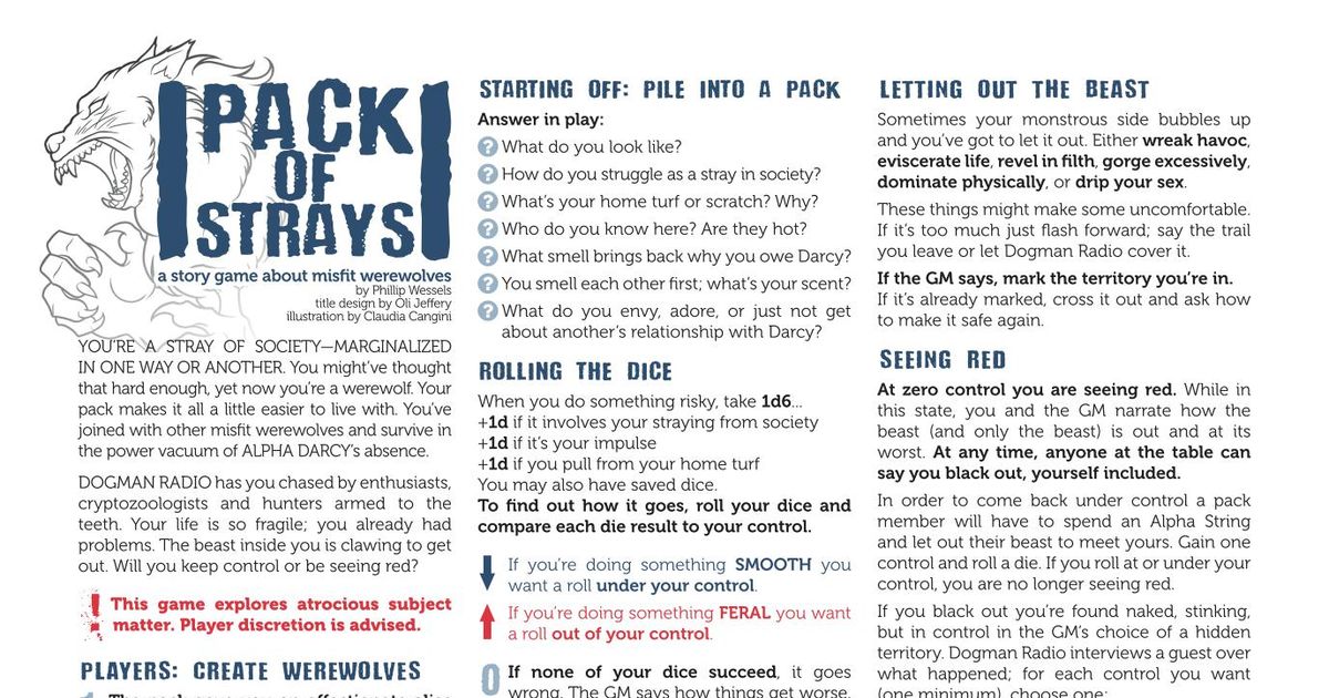 Pack of Strays | RPG Item | RPGGeek