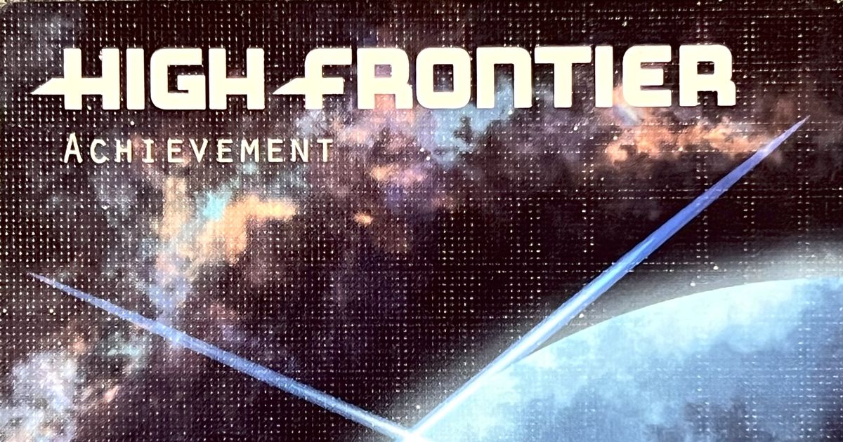 High Frontier 4 All: Promo Pack 2 – Achievements | Board Game ...