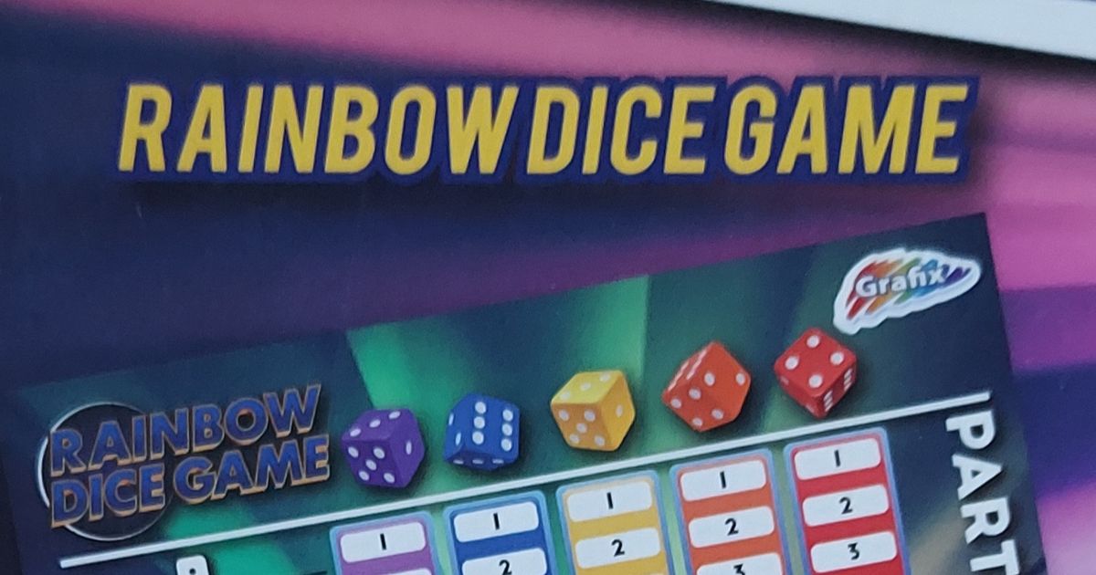 Rainbow Dice Game | Board Game | BoardGameGeek