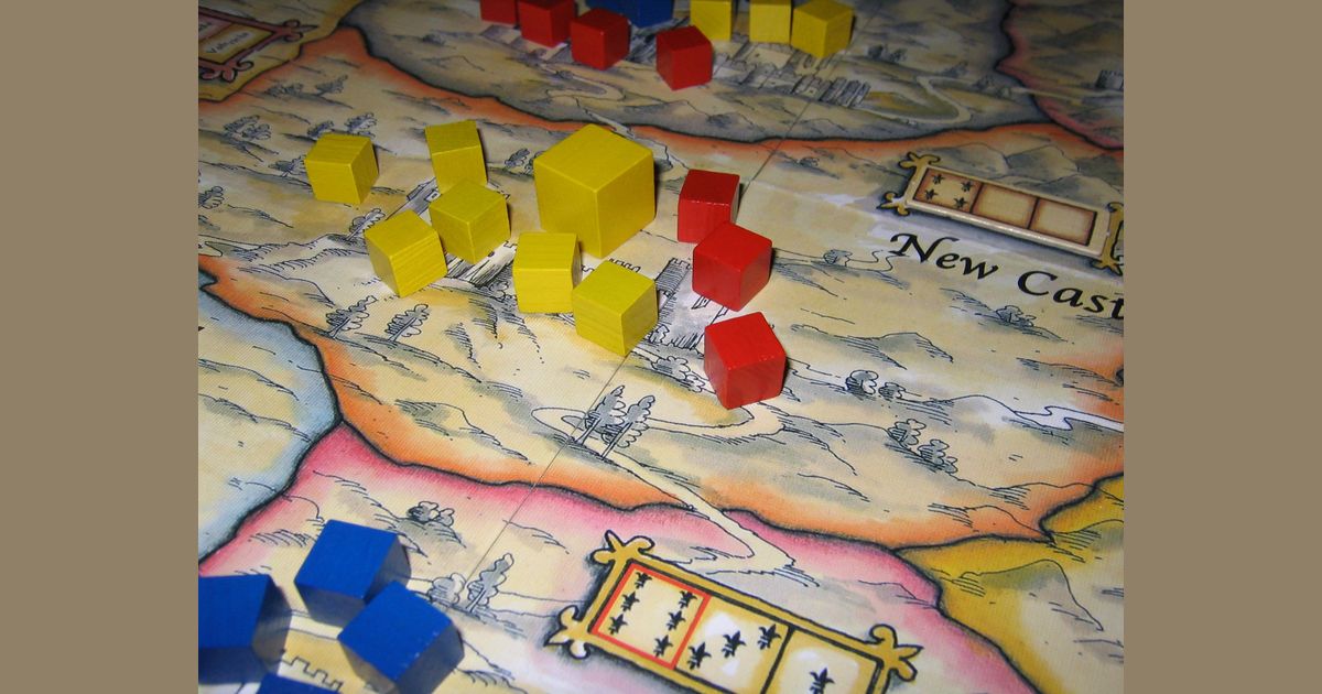 Quantity, colors and size of cubes in games