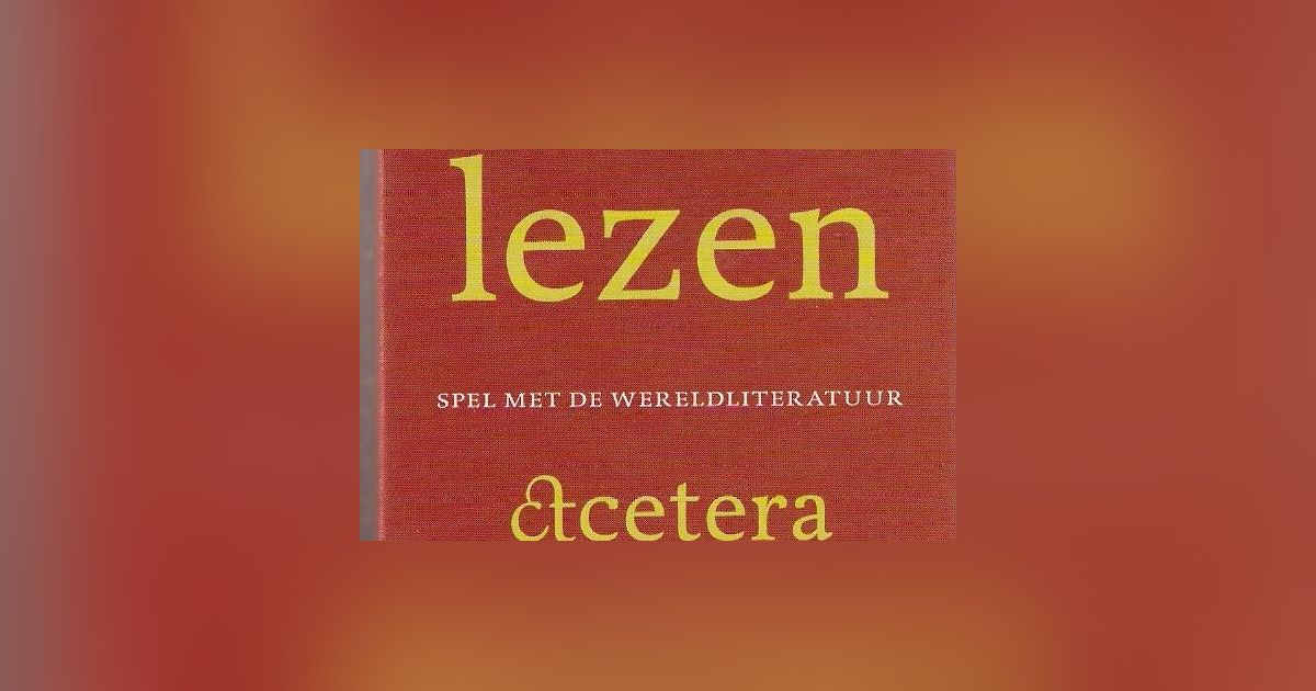 Lezen &cetera | Board Game | BoardGameGeek