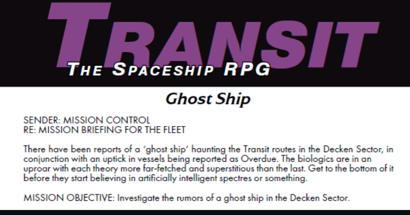Ghost Ship | RPG Item | RPGGeek