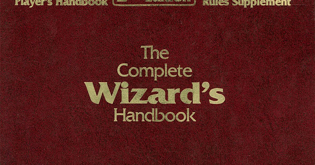 PHBR4: The Complete Wizard's Handbook | RPG Item | RPGGeek