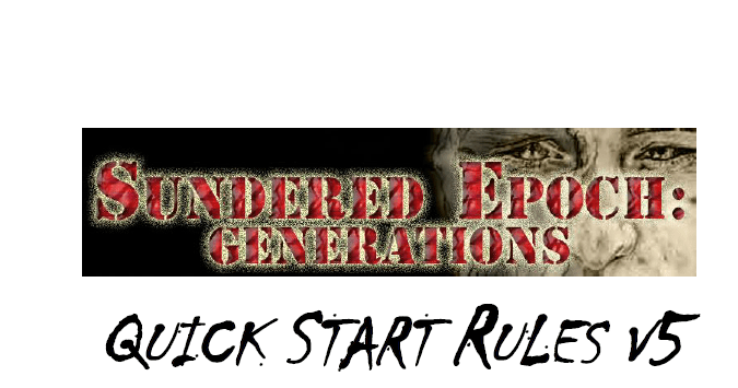 Sundered Epoch: Generations Quick Start Rules v5 | RPG Item | BoardGameGeek