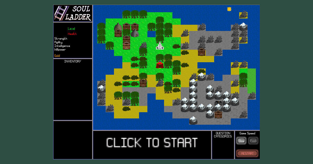 Soul Ladder: A geeky TriviaRPG - Awards and Summary