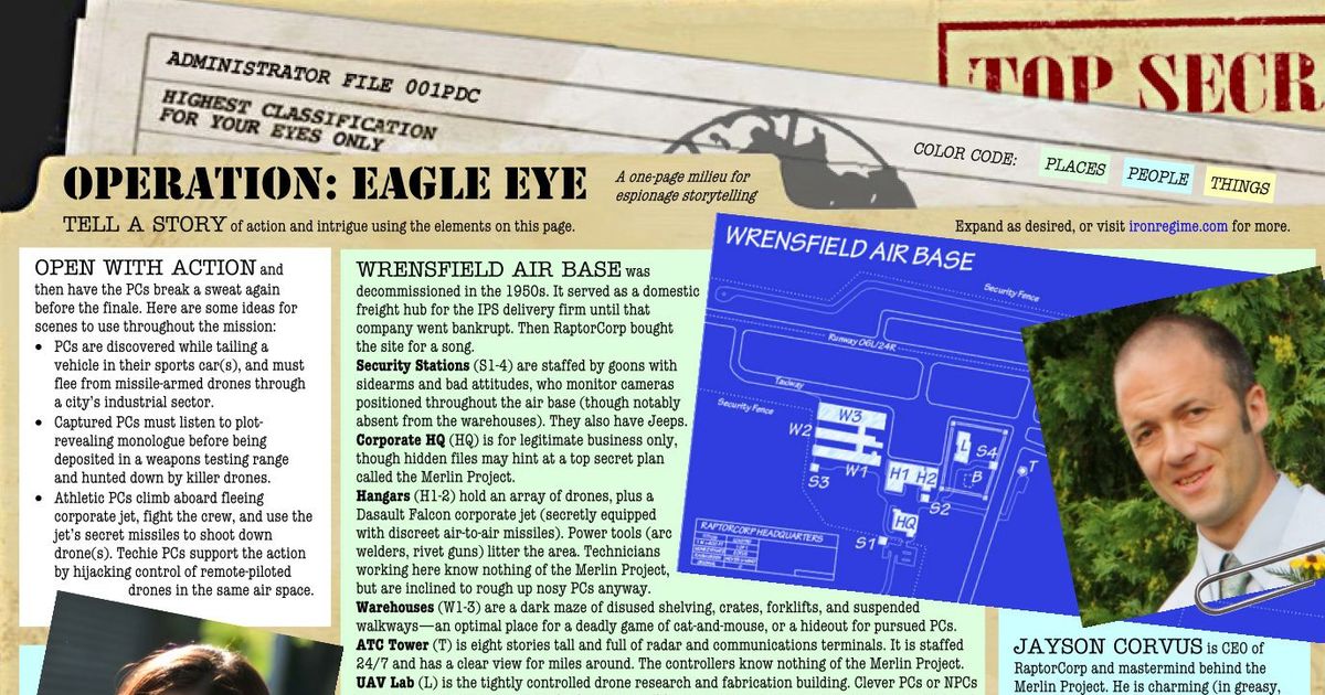 Operation Eagle Eye | RPG Item | RPGGeek