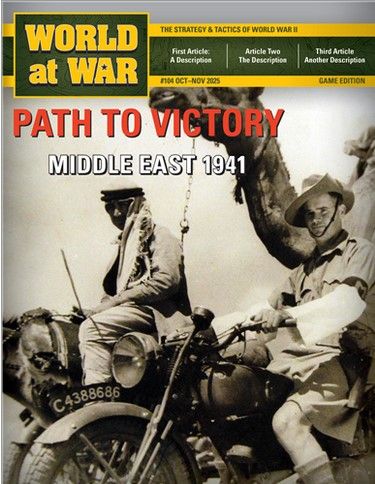 PATH TO VICTORY COUNTERS BOTH | The Path to Victory: Middle East 1941