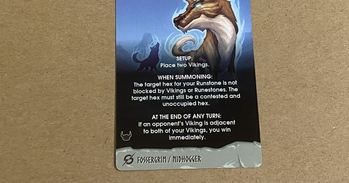 Ragnarocks: Hati & Skoll Promo Card | Board Game | BoardGameGeek