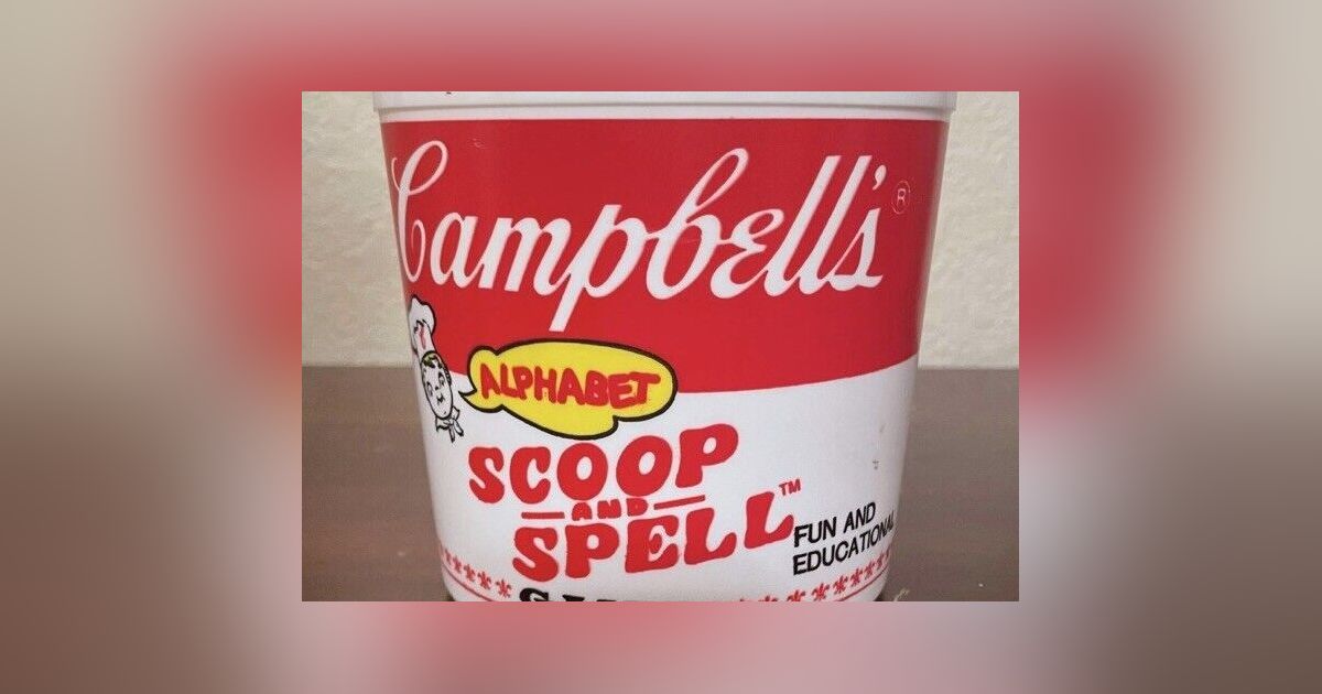 Campbell's Alphabet Scoop & Spell | Board Game | BoardGameGeek
