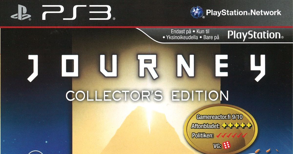 Journey Collector's Edition | Video Game | VideoGameGeek