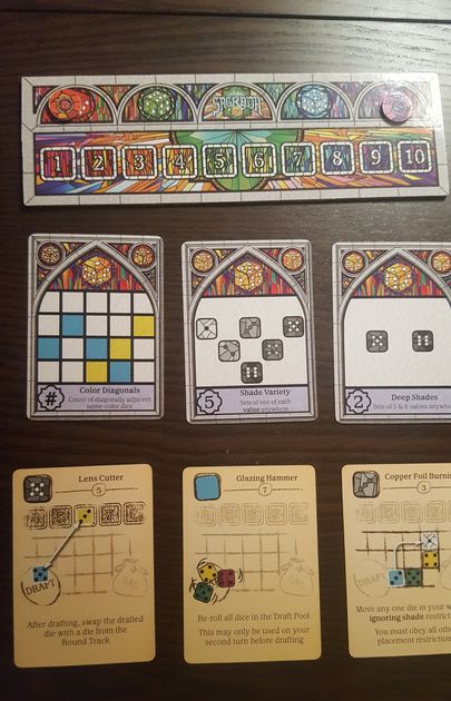 Board Game Librarian Reviews: Sagrada | Shh! Quiet In the Library ...