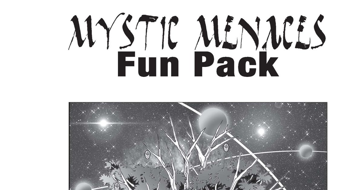 Mystic Menaces Fun Pack | RPG Item | RPGGeek