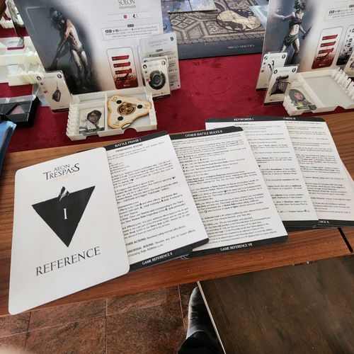 Player Aid Cards (A6 sized) | Aeon Trespass: Odyssey