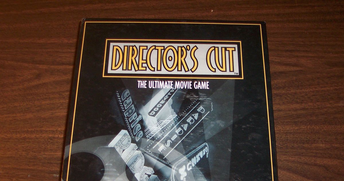 Director's Cut | Board Game | BoardGameGeek