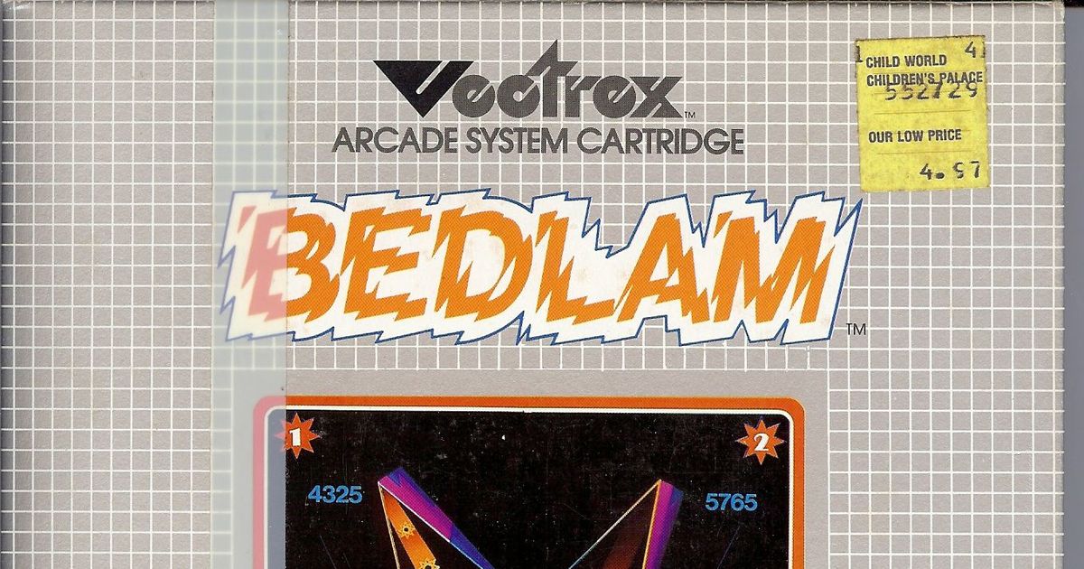 Bedlam (Vectrex) | Video Game | VideoGameGeek