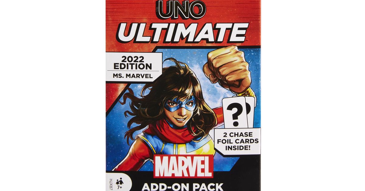 UNO Ultimate Marvel: Add-on Pack – Ms. Marvel | Board Game | BoardGameGeek