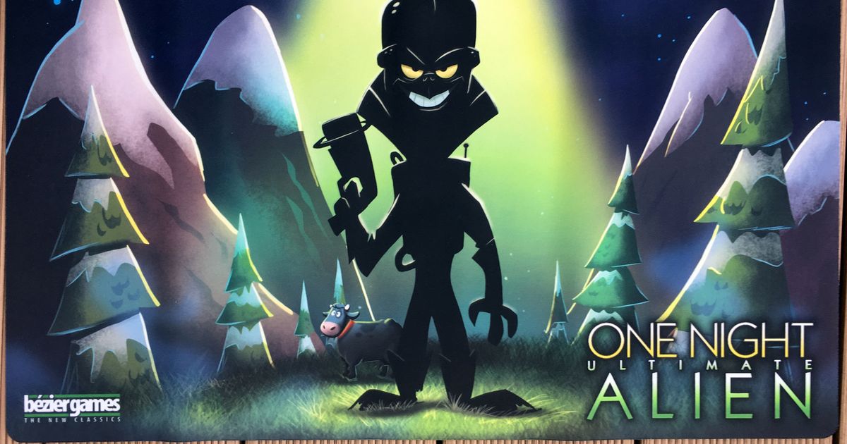 One Night Ultimate Alien: Playmat | Board Game Accessory | BoardGameGeek