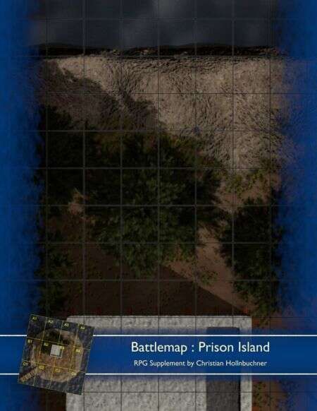 Battlemap: Prison Island | RPG Item | RPGGeek