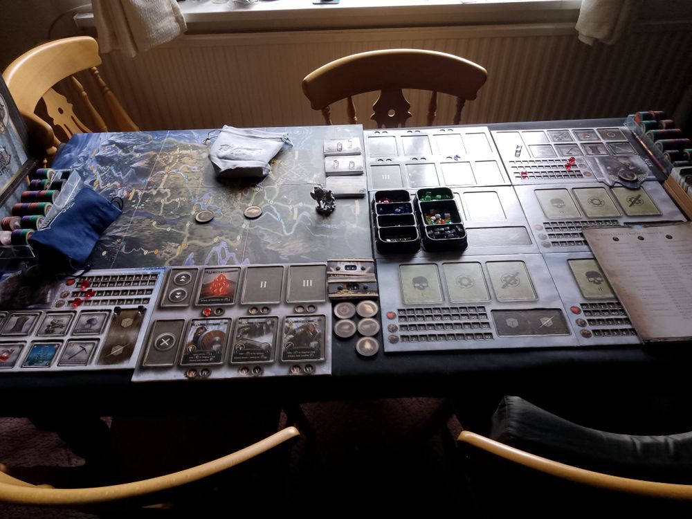 Our table layout | The Isofarian Guard