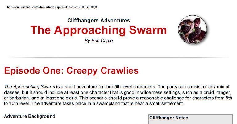 The Approaching Swarm | RPG Item | RPGGeek