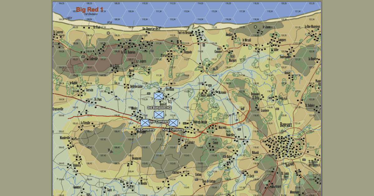 The Strategic Map | War Stories RPG Solitaire