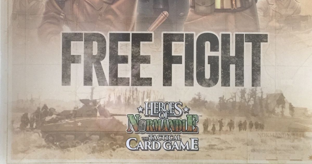 Heroes of Normandie: The Tactical Card Game – Free Fight | Board Game ...