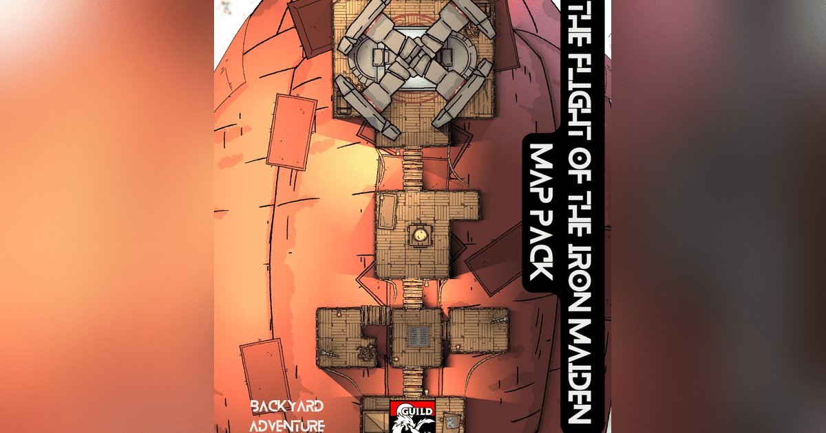 The Flight of the Iron Maiden Deluxe Map Pack | RPG Item | RPGGeek