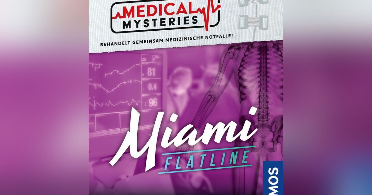 Medical Mysteries: Miami Flatline | Board Game | BoardGameGeek