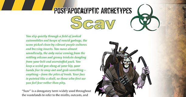 Post-Apocalyptic Archetypes: Scav | RPG Item | RPGGeek