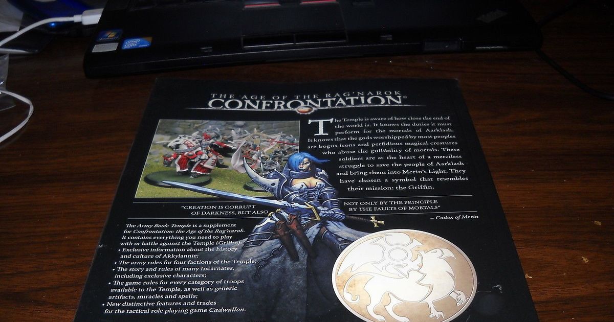 Confrontation: Temple Army Book | Board Game | BoardGameGeek