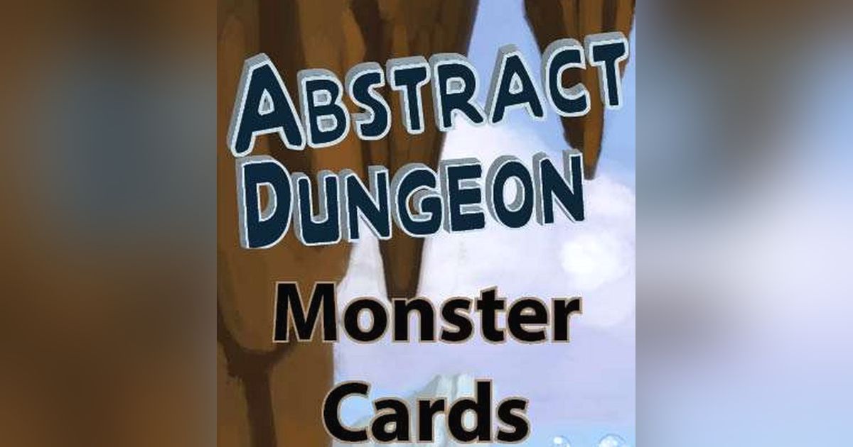 Abstract Dungeon Monster Cards: Basic Deck | RPG Item | RPGGeek