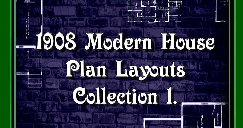 1908 Modern House Plan Layouts Collection 1 | RPG Item | RPGGeek