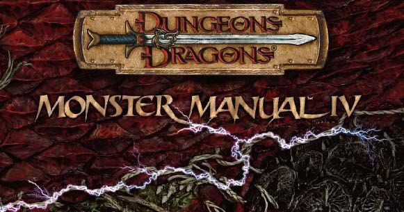 Monster Manual IV | RPG Item | RPGGeek